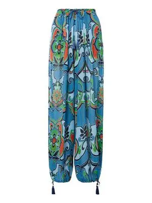 Etro Printed Wide-leg Pants - Multicoloured