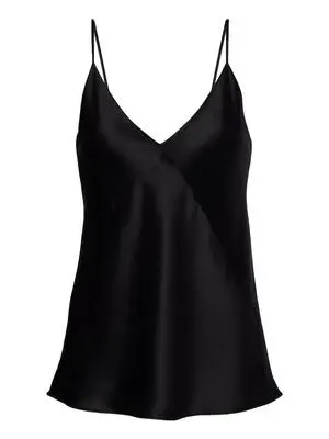 Max Mara Bacco Silk Camisole - Black