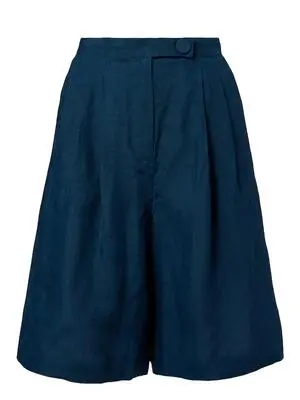 ERES Plaisant Linen Bermuda Shorts - Blue