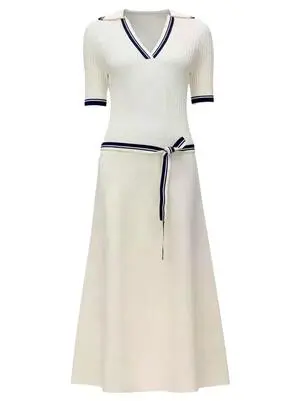 3.1 Phillip Lim Rib-polo Midi Dress - Neutrals