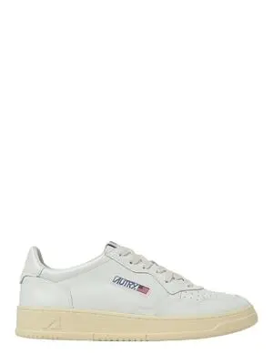 AUTRY Medalist 01 Leather Sneakers - White