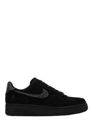 Nike Swarovski X Force 1 Low Gs Sneakers - Black