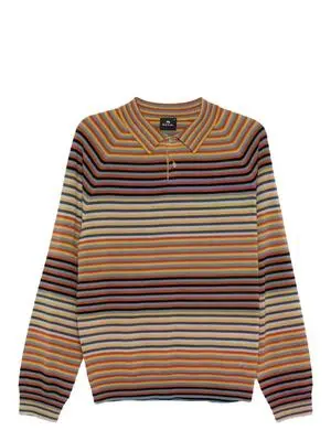 Paul Smith Striped Polo Shirt - Neutrals