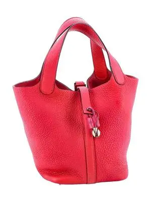 Hermès Picotin Lock Bag Clemence Pm - Pink