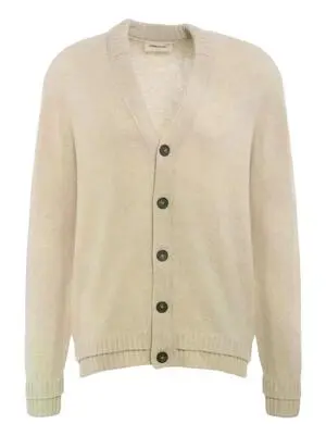 ATOMO FACTORY V-neck Button Cardigan - Neutrals
