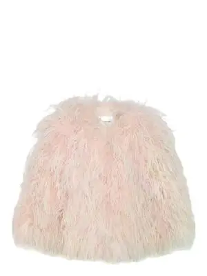 YVES SALOMON Feather Jacket - Pink