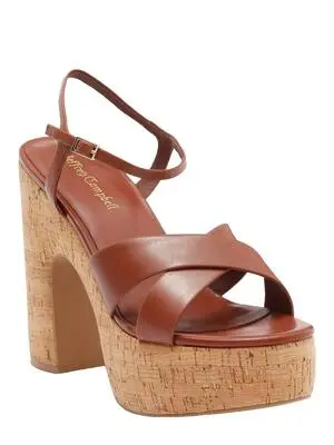 Jeffrey Campbell Platform Sandal - Tan Cork