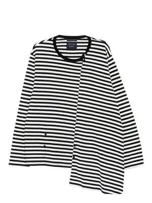 Yohji Yamamoto X Neighborhood Striped T-shirt - Black