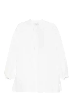 Yohji Yamamoto Gathered-sleeve Shirt - White