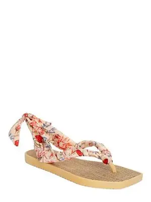 Badgley Mischka Wrenna Slingback Sandal - Natural Multi