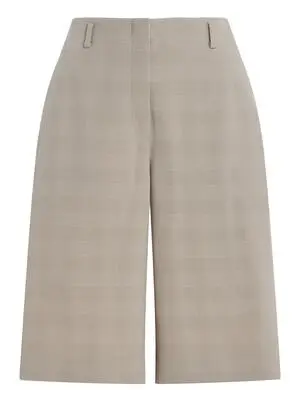 LAFAYETTE 148 NEW YORK Clark Tailored Wide-Leg Shorts