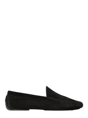 THE ROW Lucca Loafers - Black