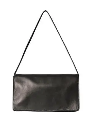 THE ROW Nuance Two Leather Shoulder Bag - Black