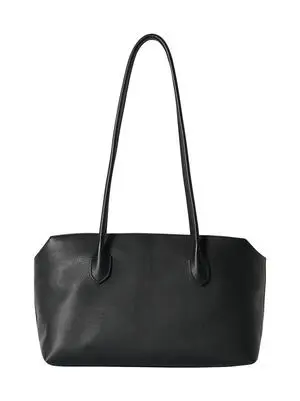 THE ROW Terrasse Leather Bag - Black