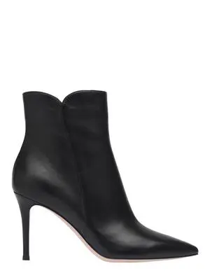 GIANVITO ROSSI Levy Leather Ankle Boots