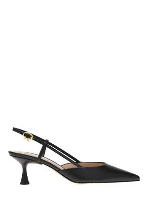 GIANVITO ROSSI Ascent Leather Slingback Pumps Black