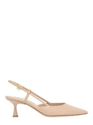 GIANVITO ROSSI Ascent Leather Slingback Pumps Pink