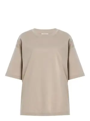 Lafayette 148 New York Relaxed Drop Shoulder T-shirt - Neutral