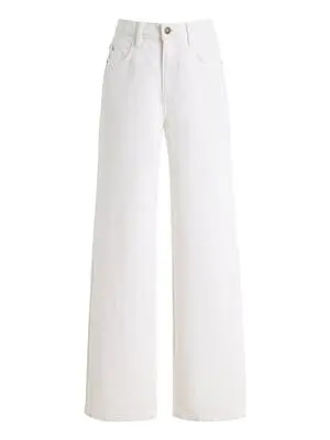 LAFAYETTE 148 NEW YORK L148 Denim Wyckoff Wide-Leg Jeans