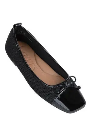 Eric Javits Parris Ballet Flat - Black