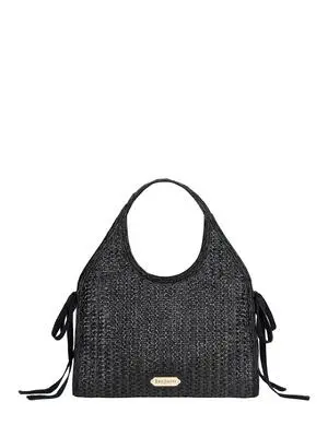 Eric Javits Woven Raffia Straw Shopping Tote - Originalblack