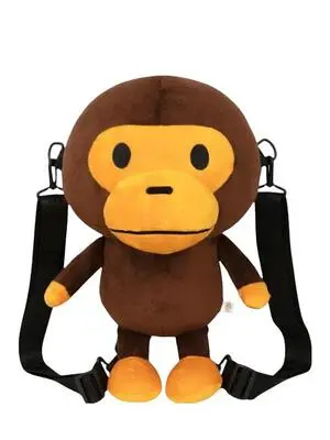 A BATHING APE Baby Milo Plush Backpack - Multicolor