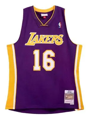 Mitchell & Ness 2009 Los Angeles Lakers Pau Gasol Jersey - Purple
