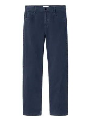 NILI LOTAN Lorimer Cotton Pant - Vintage Washed - Admiral Blue