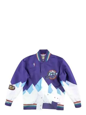 Mitchell & Ness Utah Jazz Anniversary Jacket - Purple