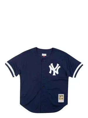Mitchell & Ness Mlb Reggie Jackson Bp 1997 New York Yankees Shirt - Blue