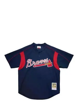 Mitchell & Ness 2003 Atlanta Braves Polo Shirt - Blue