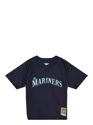 Mitchell & Ness Mlb Ichiro Suzuki Batting Practice T-shirt - Blue