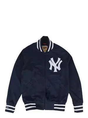 Mitchell & Ness Mlb 1988 New York Yankees Batting Practice Jacket - Blue