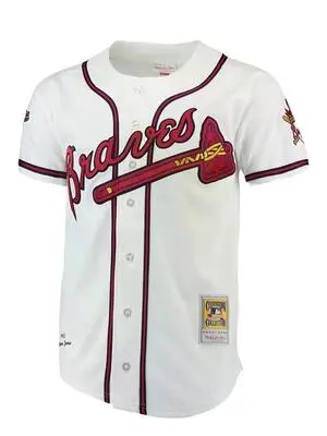 Mitchell & Ness Chipper Jones Home T-shirt - White