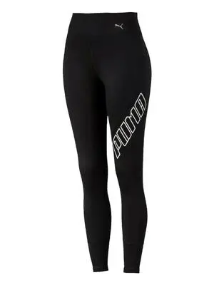 PUMA Yogini Logo 7/8 Tights Printed Leggings - Black
