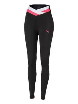 PUMA Hit Feel/8 Tights Logo-detail Leggings - Black