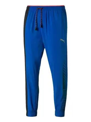 PUMA Elastic-waist Track Pants - Blue