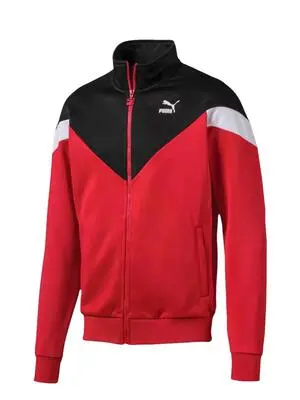 PUMA Zip-fastening Sweatshirt - Red