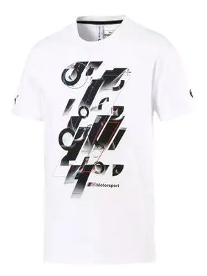 PUMA Bmw Motorsport Graphic-print T-shirt - White