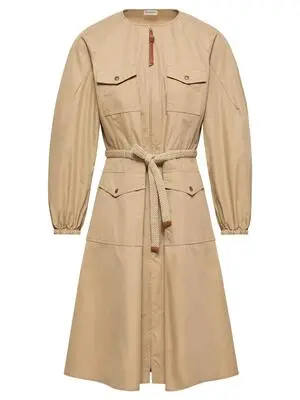 Moncler Poplin Dress - Beige