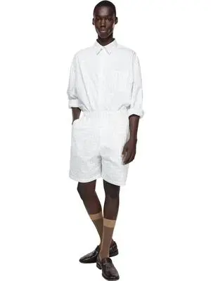 Acne Studios Check Button-up Shirt - White,black