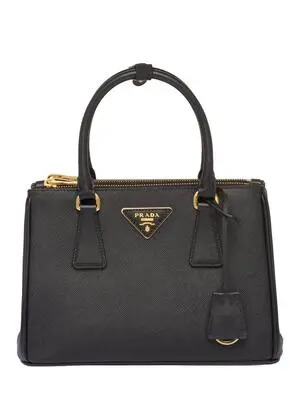 Prada Saffiano Leather Galleria Top-handle Bag - Black