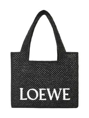 Loewe X Paula's Ibiza Medium Font Tote Bag - Black
