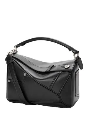 Loewe Small Puzzle Panta Top-handle Bag - Black