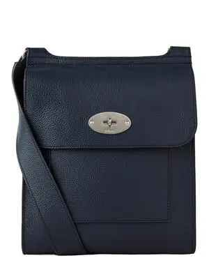 Mulberry Leather Antony Messenger Bag - Blue