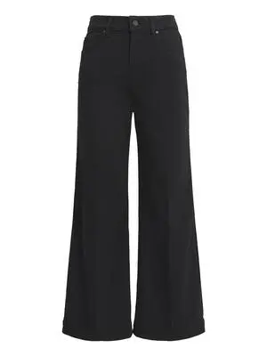 Paige Anessa Wide-leg Jeans - Black