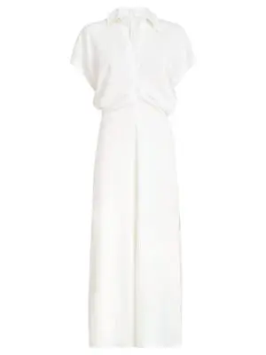 Brunello Cucinelli Twill Maxi Dress - Beige