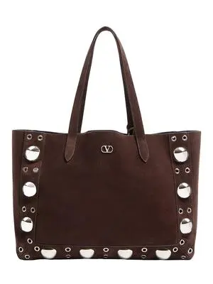 Valentino Garavani Valentino Garavani Nellcôte Tote Bag Brown
