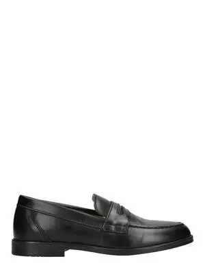 Trotters Leather Hugo Loafers - Black