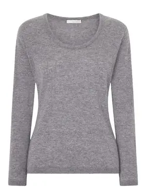 THE ROW Nezana Cashmere Sweater - Gray